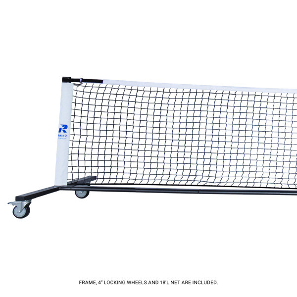 Deluxe Pickleball Net with Wheels - Portable & Durable