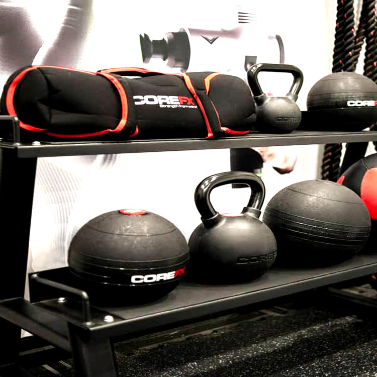 COREFX Kettlebell Storage Rack - Durable & Organized