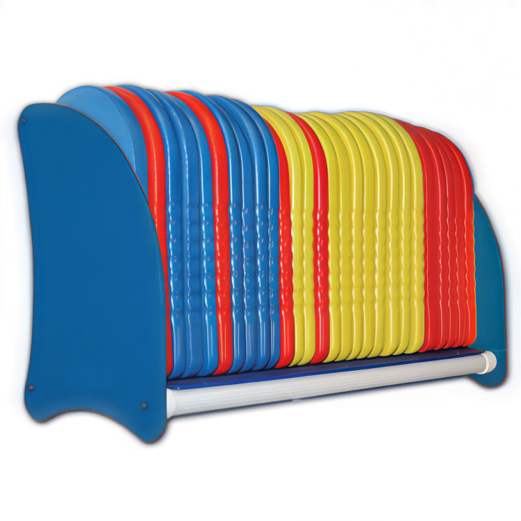 Wall Mounted Kickboard Storage Rack – Holds 25-30 Boards