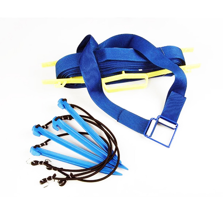 Professional 2 inch Webbed Volleyball Court Line - Blue