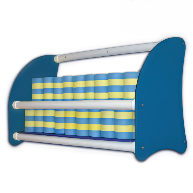 Pull Buoy Storage Shelving Unit Holds 25 to 30