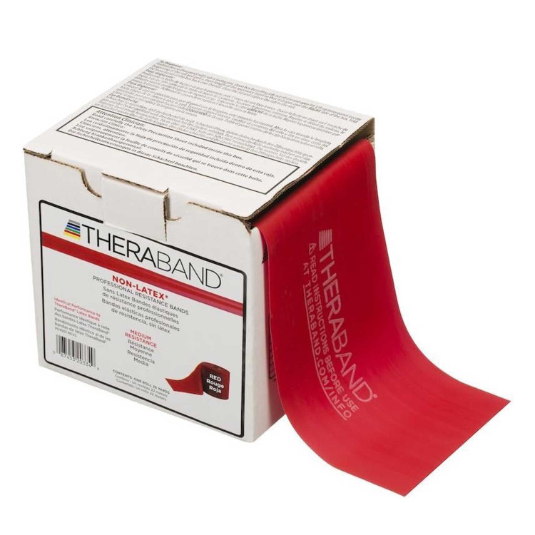 Thera Band Latex Free - RED Medium, 50 yrd (150 ft)