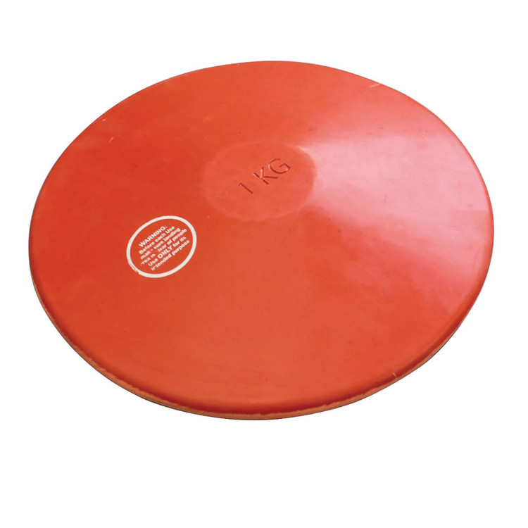 Indoor Rubber Discus 1.0K - Durable Training Tool