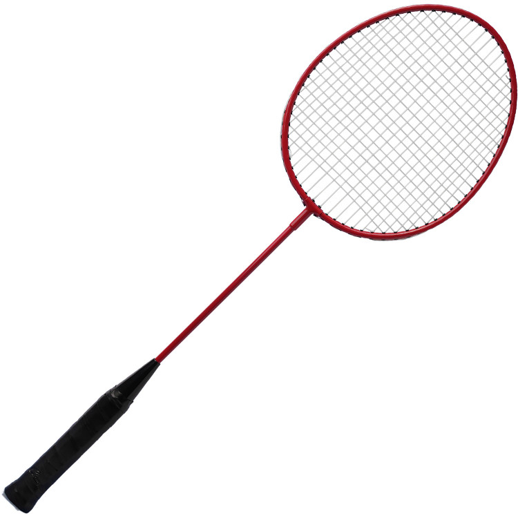 Durable Steel Shaft Badminton Racket - Red 26