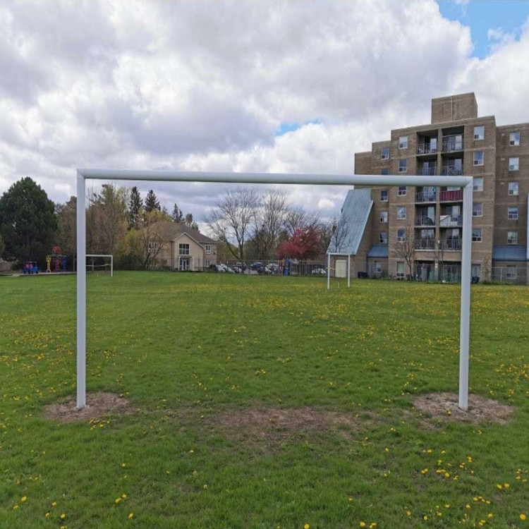 24' X 8' Permanent Aluminum Soccer Goal - (Sold In Pair)