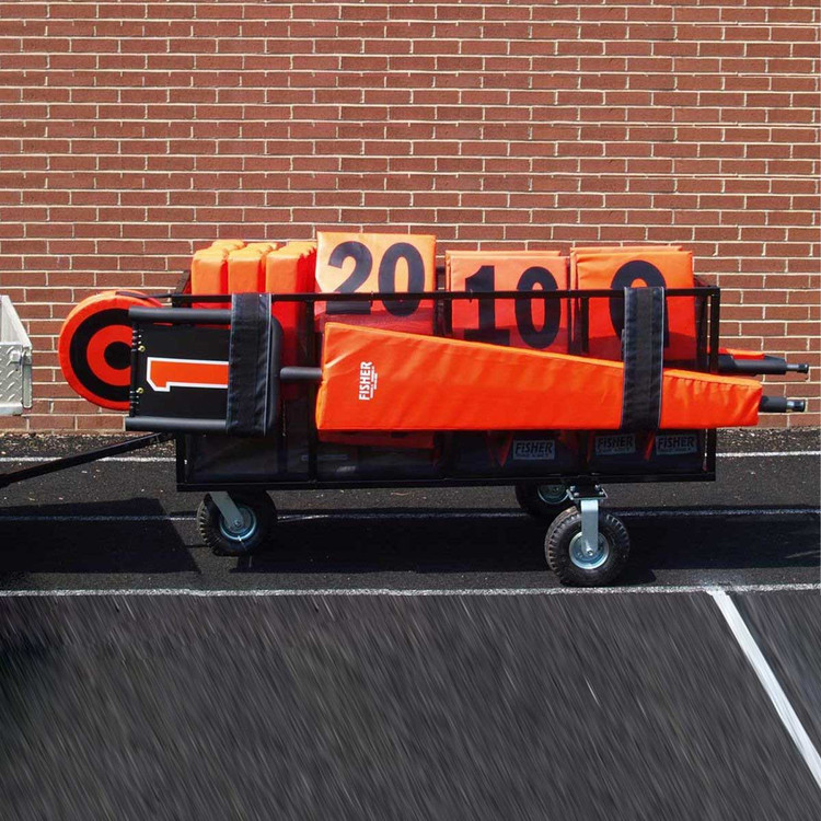 Field Accessory Cart for Turf Equipment Transport