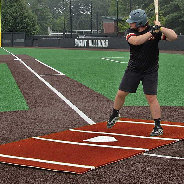 Pro Batting Mat with Inlaid Home Plate