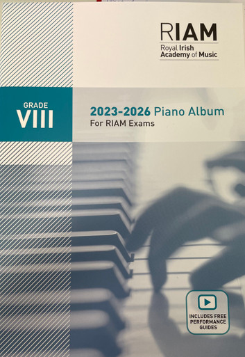 RIAM 2023 - 2026 Piano Album Grade 8 - Bookworm Bookstore