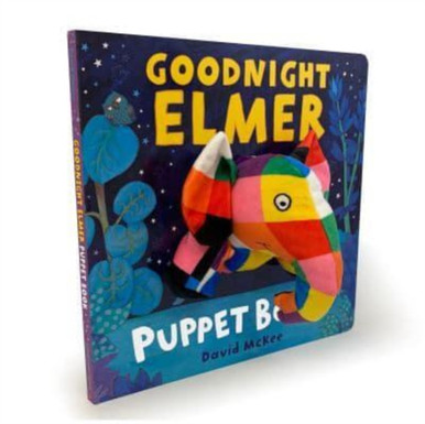 Goodnight, Elmer Puppet Book / David McKee - Bookworm Bookstore