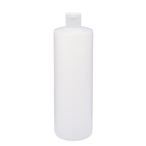 32 oz HDPE Cylinder Bottles (White Flip Cap) | Berlin Packaging