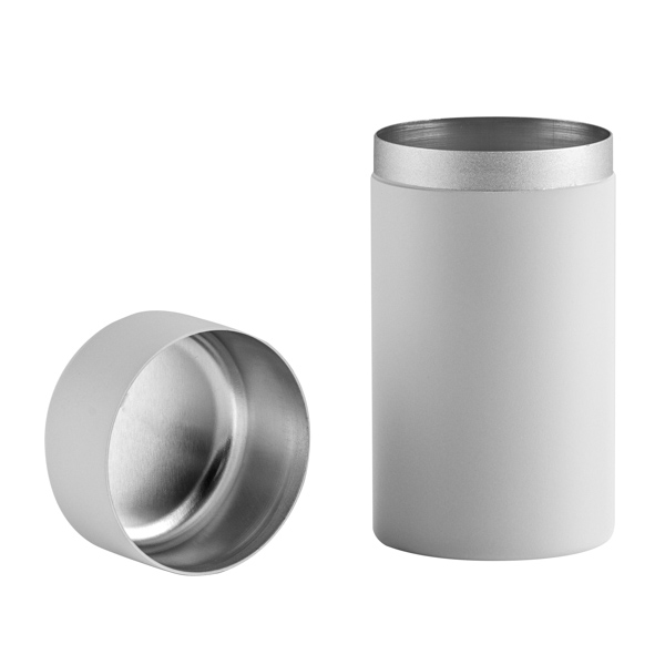 2 oz White Aluminum Single Use Push Up Solid Stick Tube with Cork ...