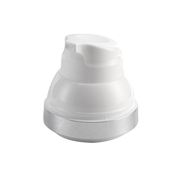 White and Silver Mezzo Pump / Berlin Packaging