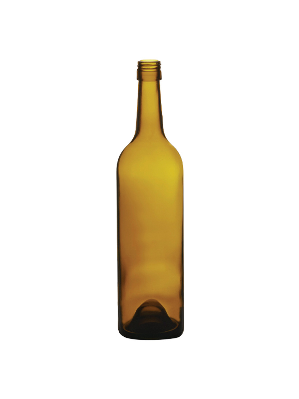 Courtney 750 ml Glass Claret Wine Bottle, ROPE Finish, Antique Green ...