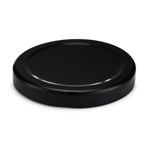 63 mm Black Metal Lug Caps (Plastisol Liner) | Berlin