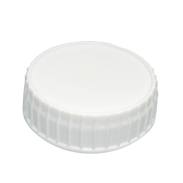 63 mm White PP Plastic Screw Top Cap (Foam Liner) | Berlin Packaging