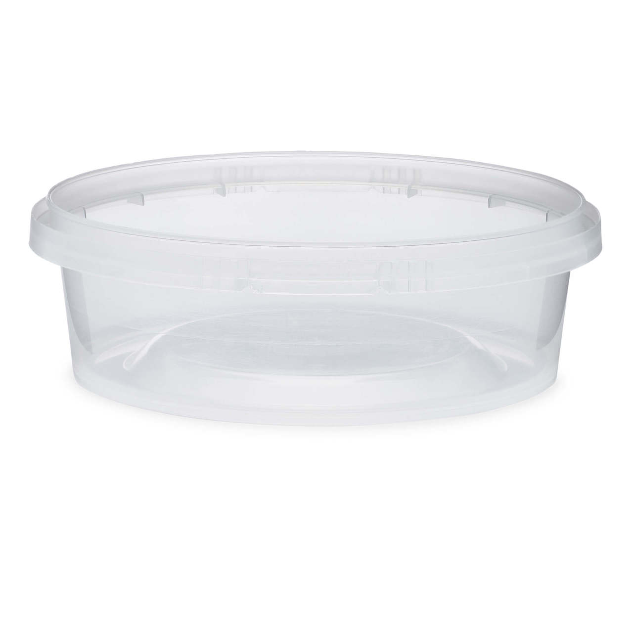 8 oz Clear PP Round Snap-Lock Container | Berlin Packaging