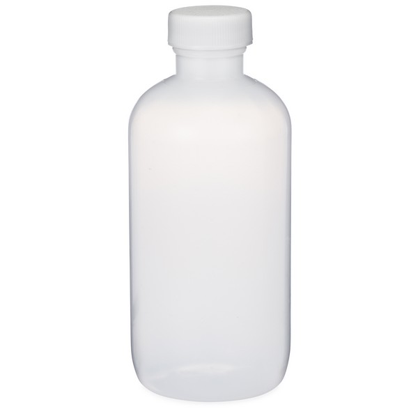 8 oz Natural LDPE Boston Rounds | Berlin Packaging