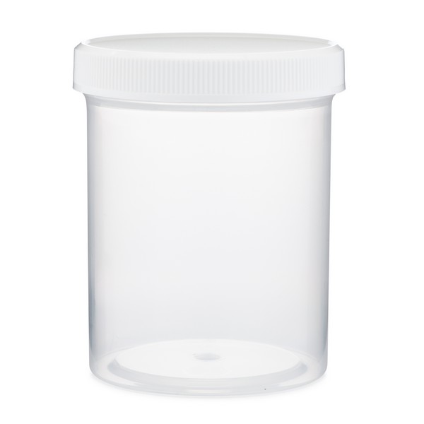8 oz Natural PP Jars (70/400 PP Screw Top Cap) | Berlin Packaging