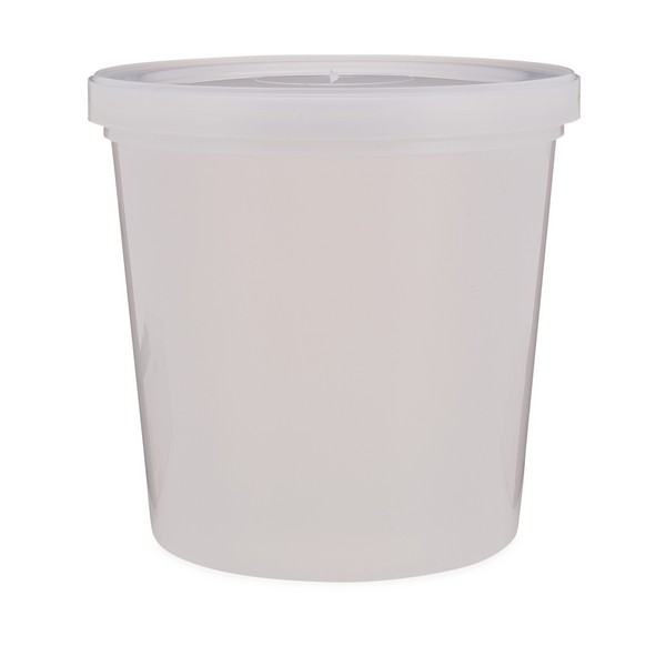 8 oz Natural PP Round Snap-Lock Container & Lid | Berlin Packaging