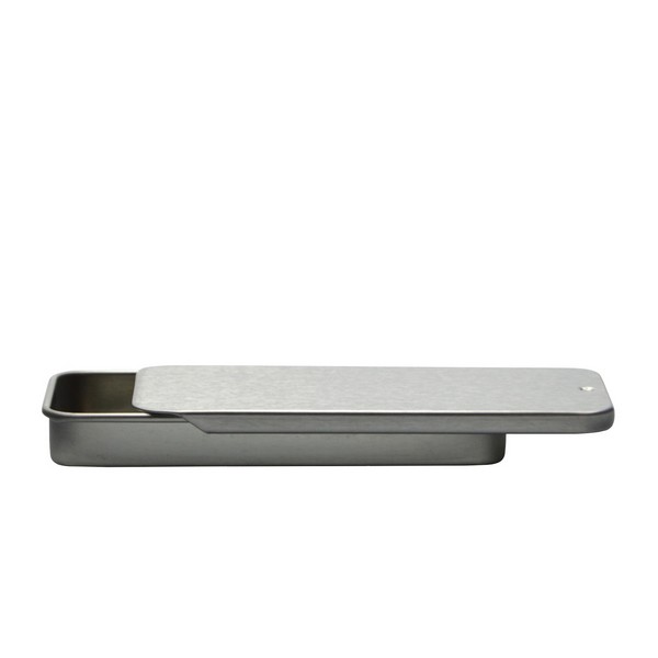 0.5 oz Large Silver Slide Top Tin | Berlin Packaging
