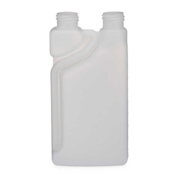 HDPE Plastic Twin Neck Measure & Pour Dispensing Bottles
