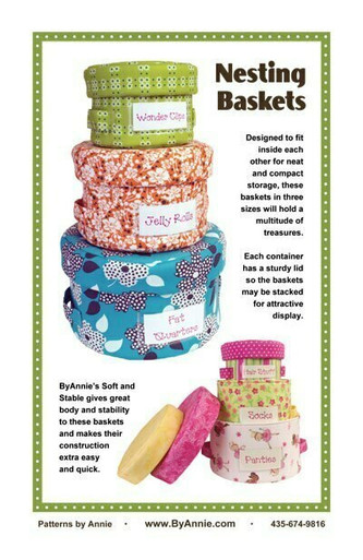 Nesting Baskets - Sewn and Quilted