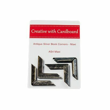 Rinske Stevens Designs: Antique Silver Book Corners Maxi - Sewn and Quilted