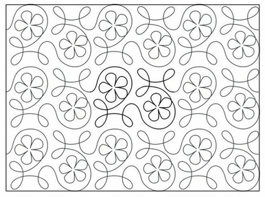 Ginger Flower - Sewn and Quilted