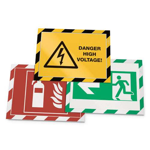 Buy Duraframe Security Magnetic Sign Holder, 8 1/2" X 11", Green/white ...