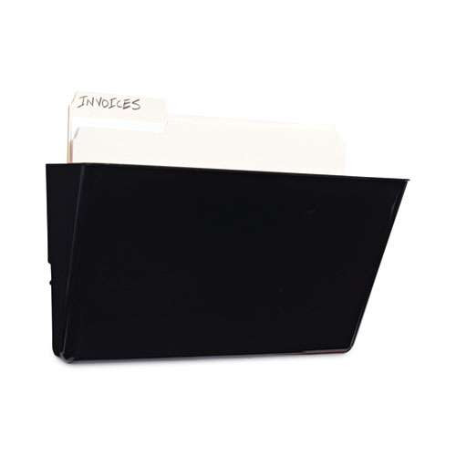 Buy Wall File Pockets, Plastic, Letter Size, 13" X 4.13" X 7", Black ...