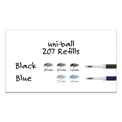 Buy Refill For Signo Gel 207 Pens, Medium 0.7 Mm Conical Tip, Black Ink ...