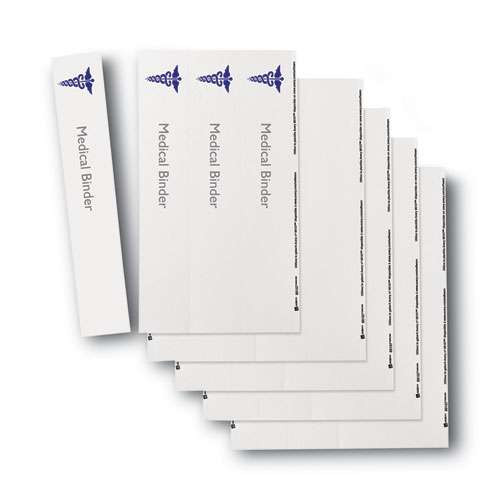 Buy Binder Spine Inserts, 2" Spine Width, 4 Inserts/sheet, 5 Sheets ...