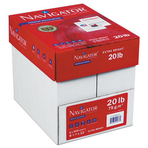 Buy Premium Multipurpose Copy Paper, 97 Bright, 20 Lb, 8.5 X 11, White ...