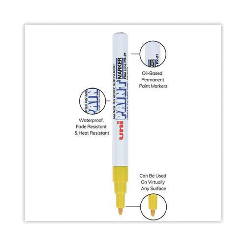 Buy Permanent Marker, Fine Bullet Tip, Assorted Colors, 12/set ...