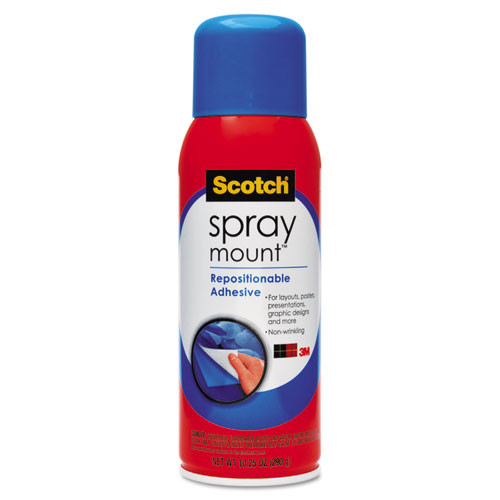 Buy Spray Mount Repositionable Adhesive, 10.25 Oz, Dries Clear ...