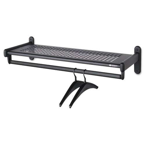 Buy Metal Wall Shelf Rack, Powder Coated Textured Steel, 36w X 14.5d X ...
