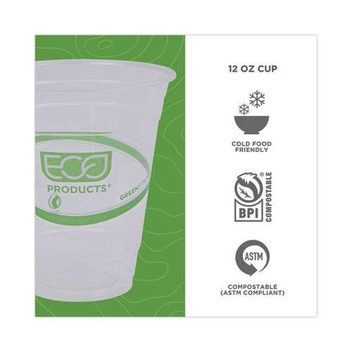 Buy Greenstripe Renewable And Compostable Cold Cups, 12 Oz, Clear, 50 ...