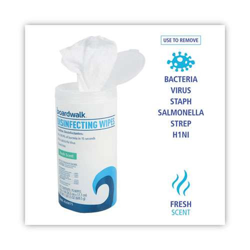 Buy Disinfecting Wipes, 7 X 8, Fresh Scent, 75/canister, 6 Canisters ...