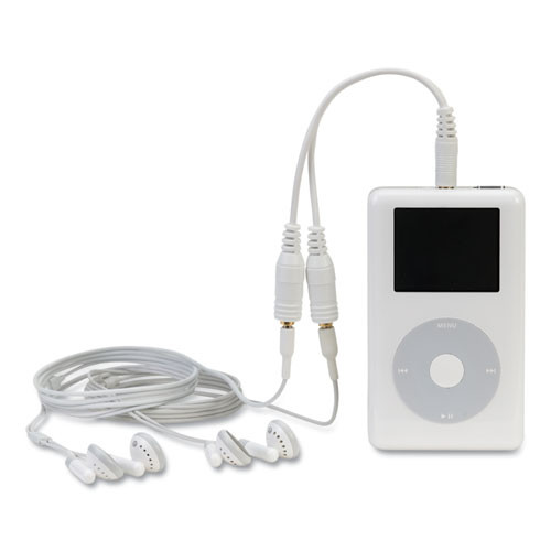 Buy Speaker And Headphone Splitter, White | 123office.com
