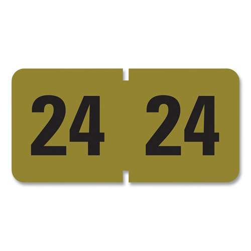 Buy Yearly End Tab File Folder Labels, 2024, Gold, 500/roll | 123office.com