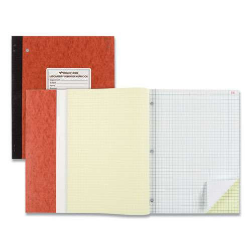 Buy Duplicate Laboratory Notebooks, Quadrille Rule Sets, Brown Cover, 11 X 9.25, 100 Two-sheet ...