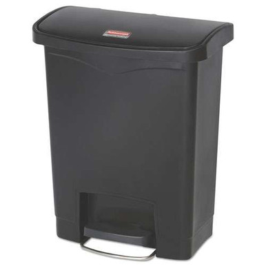 Buy Slim Jim Resin Step-on Container, Front Step Style, 8 Gal, Black ...