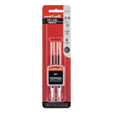 Buy Refill For Signo Gel 207 Pens, Medium 0.7 Mm Conical Tip, Black Ink ...