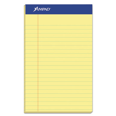 Buy Perforated Writing Pads, Narrow Rule, 50 Canary-yellow 5 X 8 Sheets ...