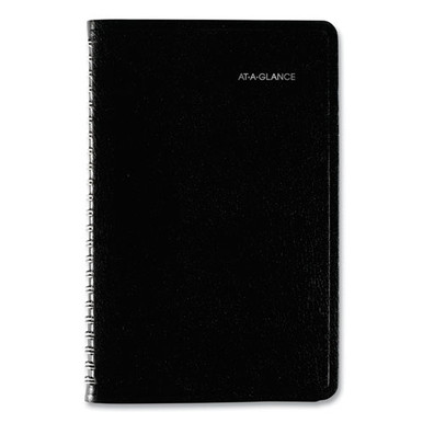 Buy Dayminder Block Format Weekly Appointment Book, 8.5 X 5.5, Black ...