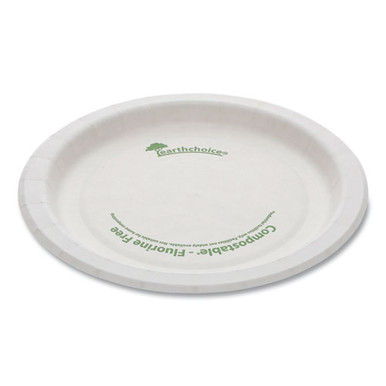Buy Earthchoice Pressware Compostable Dinnerware, Plate, 6" Dia, White ...