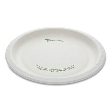 Buy Earthchoice Pressware Compostable Dinnerware, Plate, 9" Dia, White ...