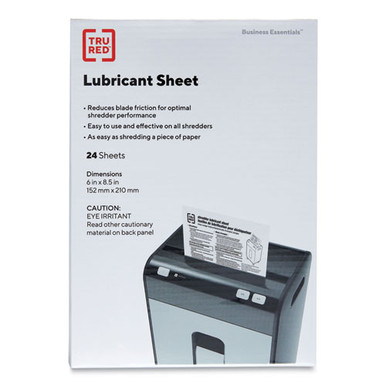 Buy Shredder Lubricant Sheets, 8.5 X 6, 24 Sheets/pack | 123office.com