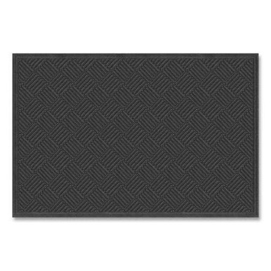 Buy Ecomat Crosshatch Entry Mat, 48 X 72, Charcoal | 123office.com