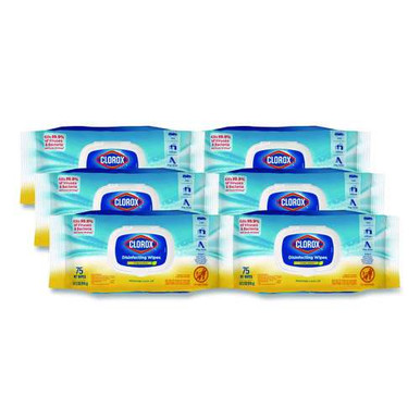 Buy Disinfecting Wipes, Easy Pull Pack, 1-ply, 8 X 7, Lemon Scent ...